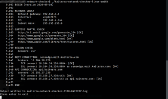 Download Kaiterra Network Checker Tool
